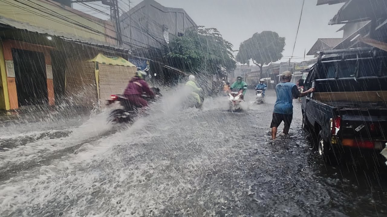 Walking in the Middle of the First Rain After a Long Dry Season - YouTube