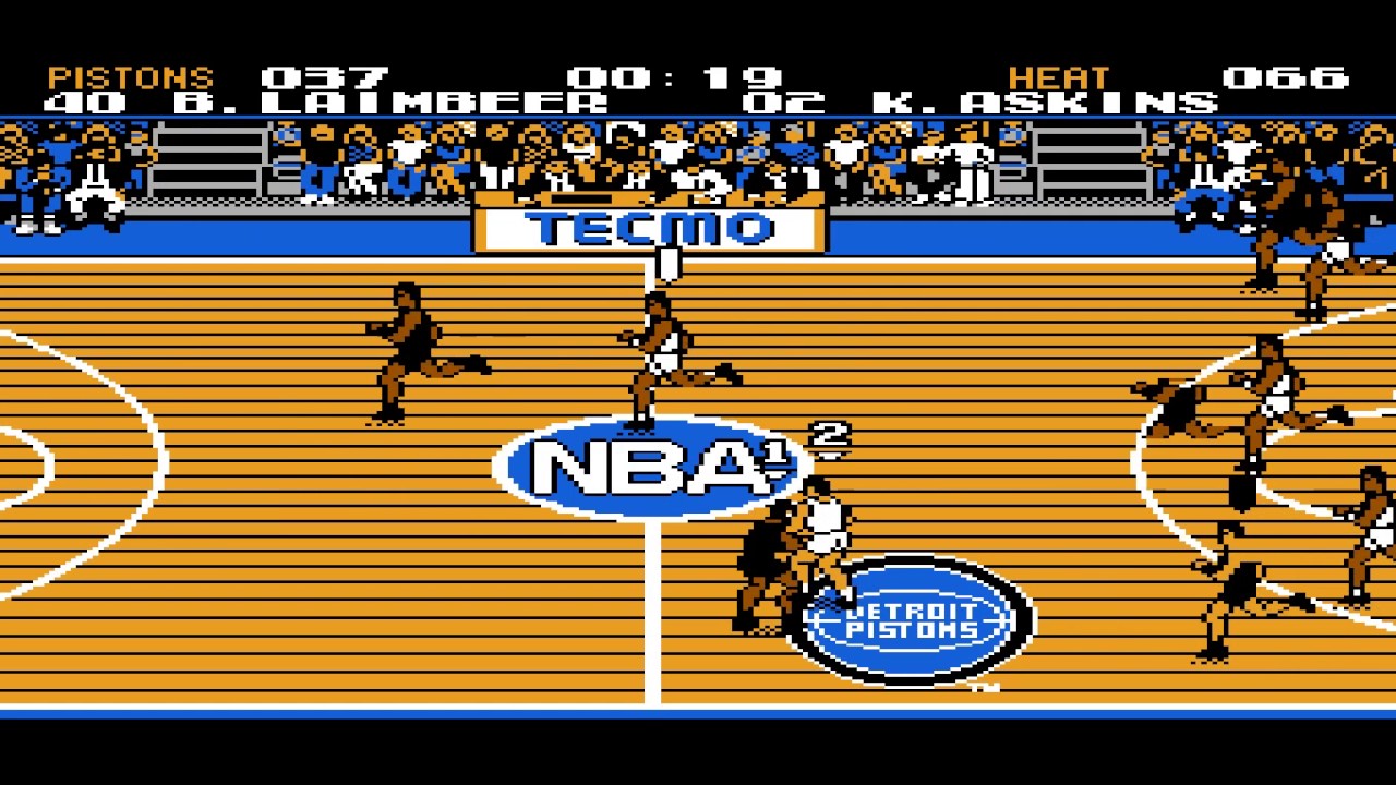 2017 Tecmo NBA Basketball (NES) - "BimbOgg" - April 5, 1992 - Miami ...
