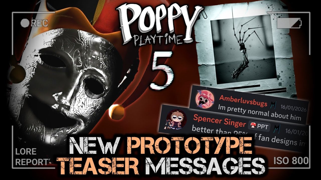 Poppy Playtime Chapter 5 - New Official TEASER MESSAGES of PROTOTYPE by ...