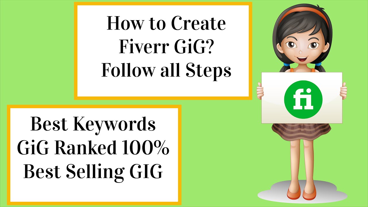 Best Selling Gig Create | How to Create Fiverr Gig | Get Your First ...