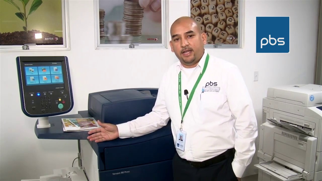 Les presentamos la Xerox Versant 80 - YouTube
