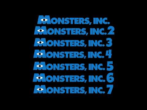 Todas las Películas de MONSTERS INC (1 al 7)