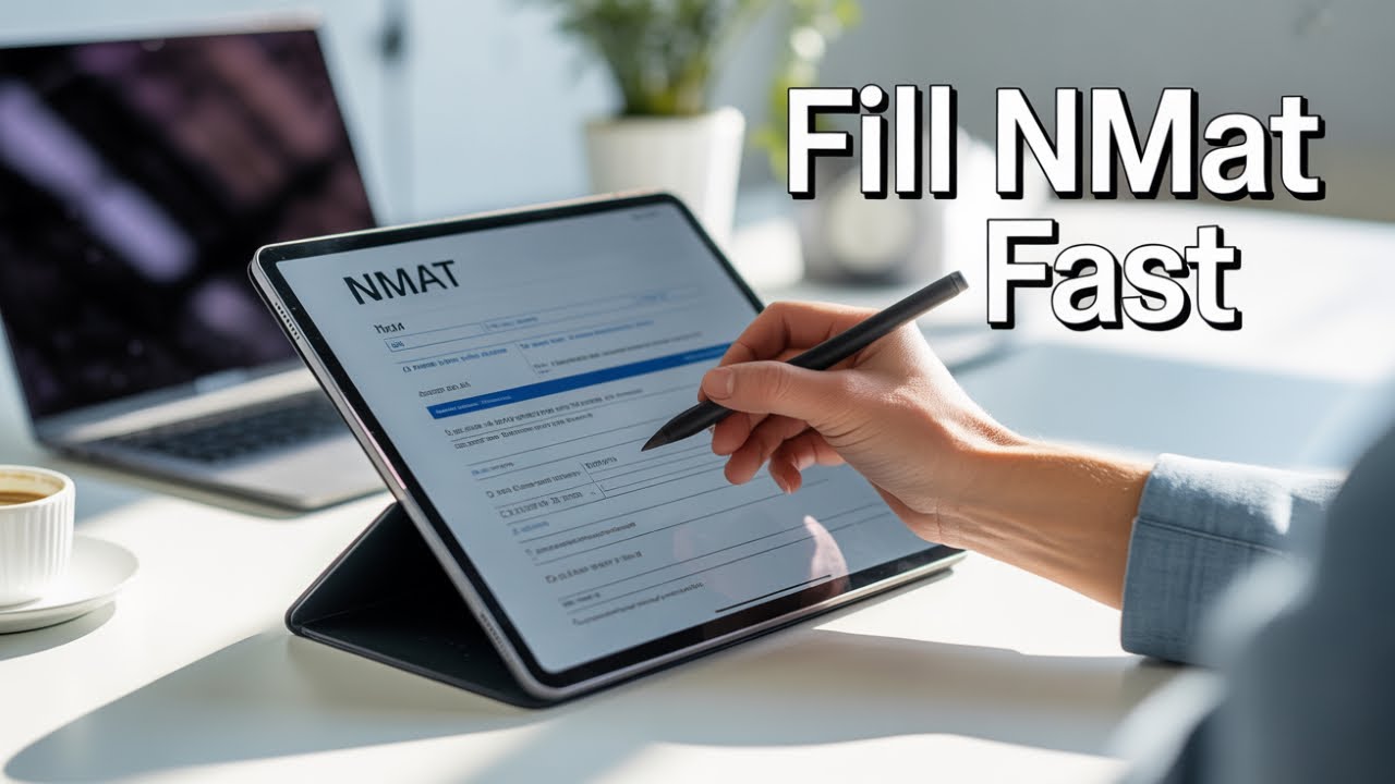 step by step NMAT form filling video | How To Fill NMAT Form Filling 2025 | NMAT 2025 - YouTube