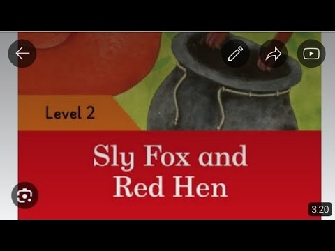 reader story sly fox and red hen question answers of whole book class 1 ...