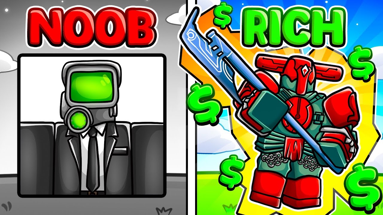 POOR NOOB to RICH! NO Robux in Skibidi Tower Defense! - YouTube