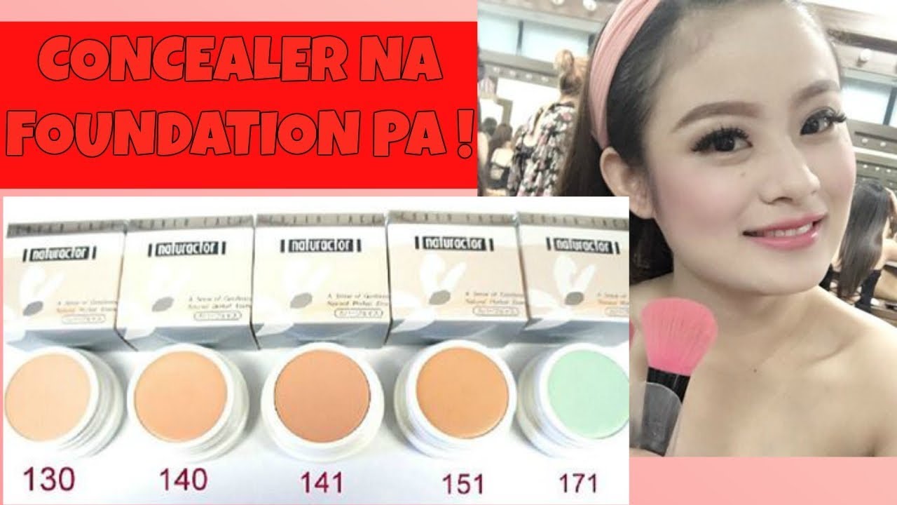NATURACTOR COVERFACE CONCEALER/FOUNDATION REVIEW | VLOG#5 - YouTube