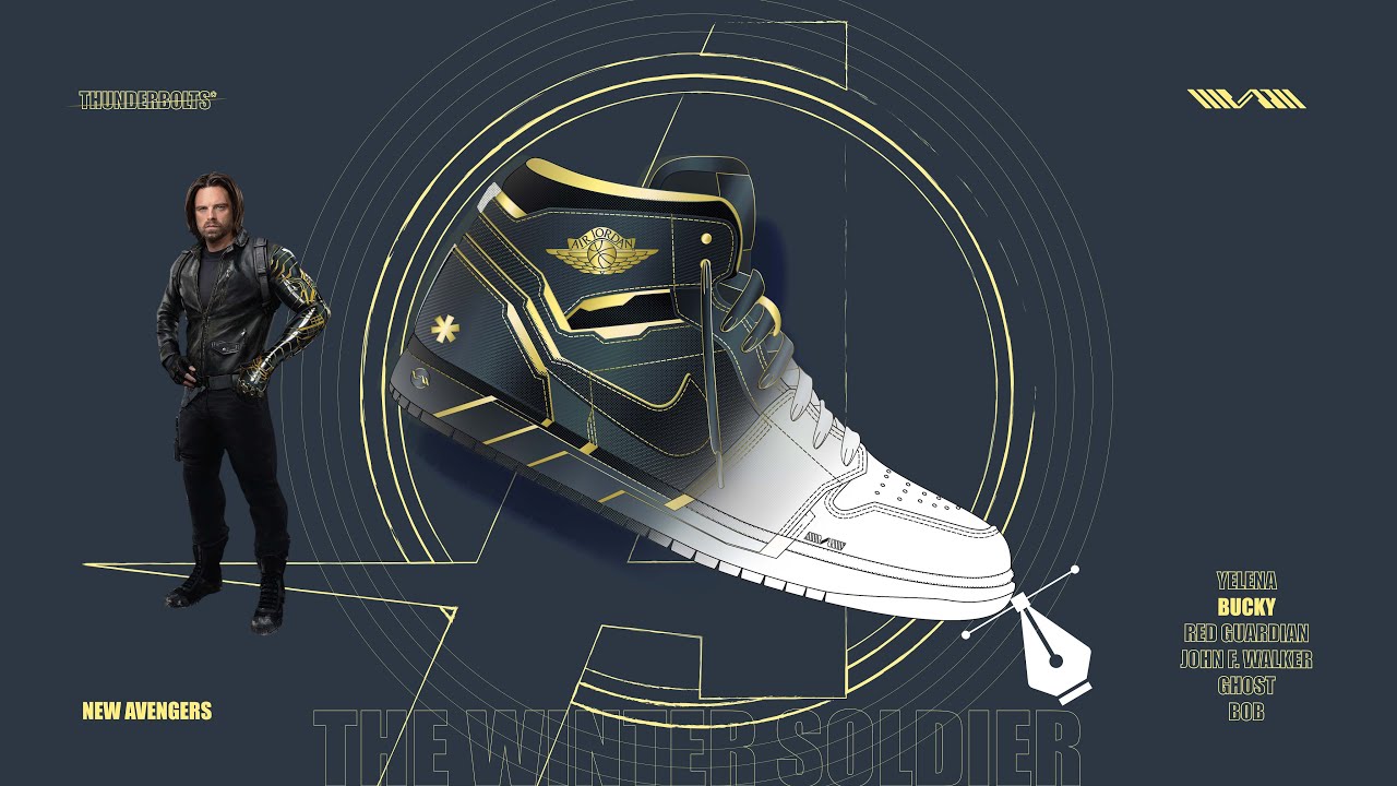 Bucky as Nike Air Jordan Speed Vector - YouTube