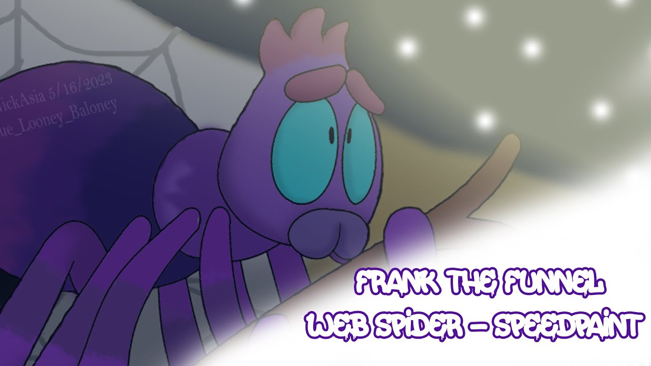 Frank the Funnel Web Spider 💜🕷️🕸️ - Speedpaint | Back to the Outback ...