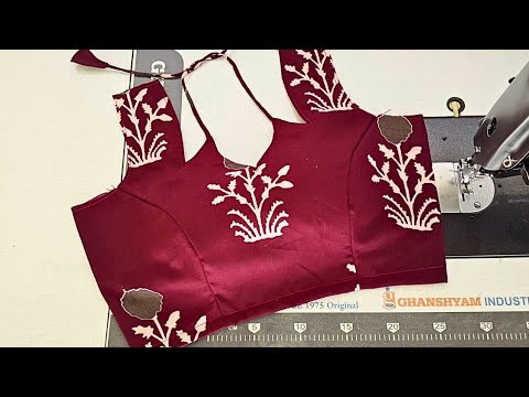 34 Size Front Neck Princess Cut Blouse Design। New Princess Cut Blouse 🎊