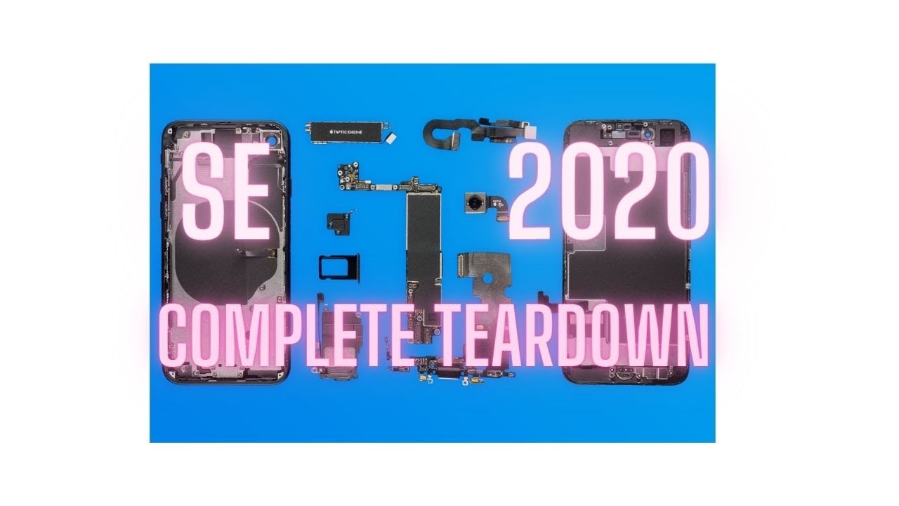 iPhone SE 2020 Full Teardown Back Glass Housing Replacement - Narrated ...