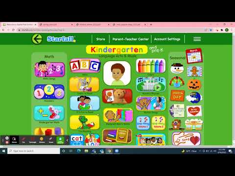 Class Meeting: 3/16/22 Starfall Music/March Calendar/"Kitchen ...