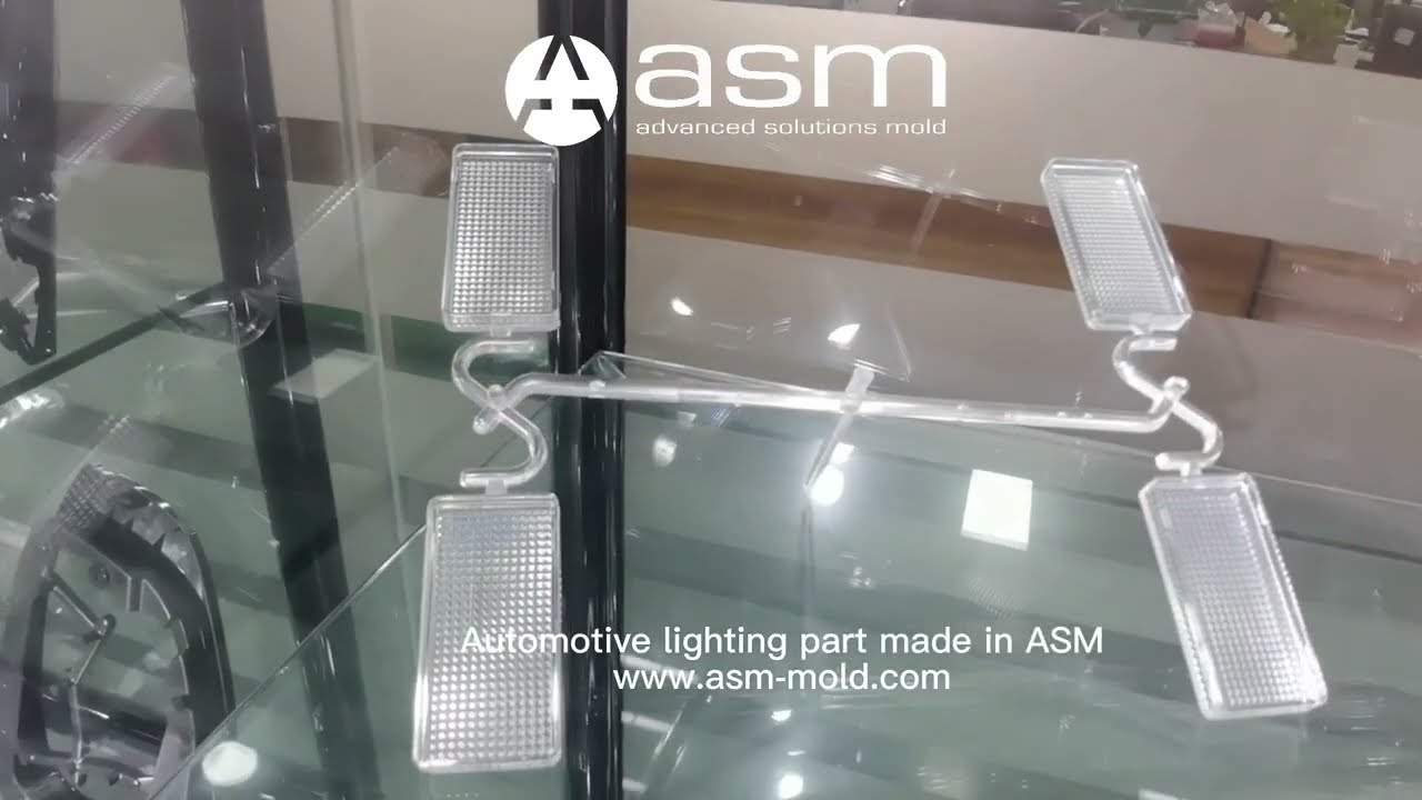 Automotive lighting mold/mould/tooling made in ASM - YouTube