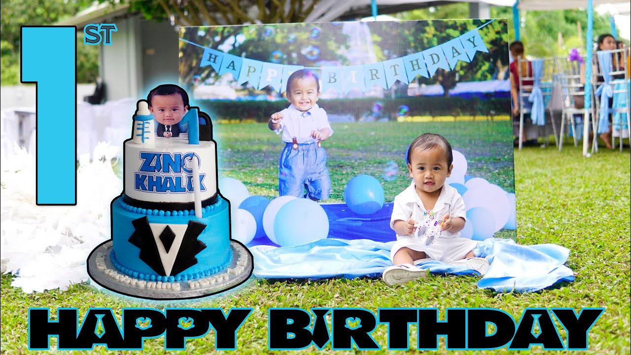 ZK's 1st BIRTHDAY CELEBRATION - YouTube