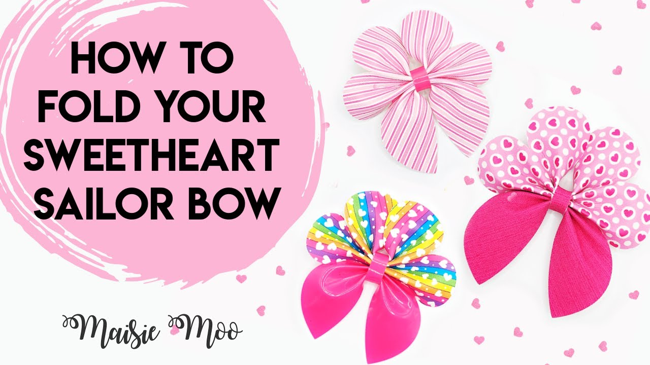Sailor Bow Tutorial, How to pinch your Simply Sailor Sweetheart Bow by ...