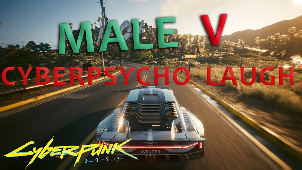 Male V Cyberpsycho Laugh & Erebus SMG / Cyberpunk 2077 - YouTube