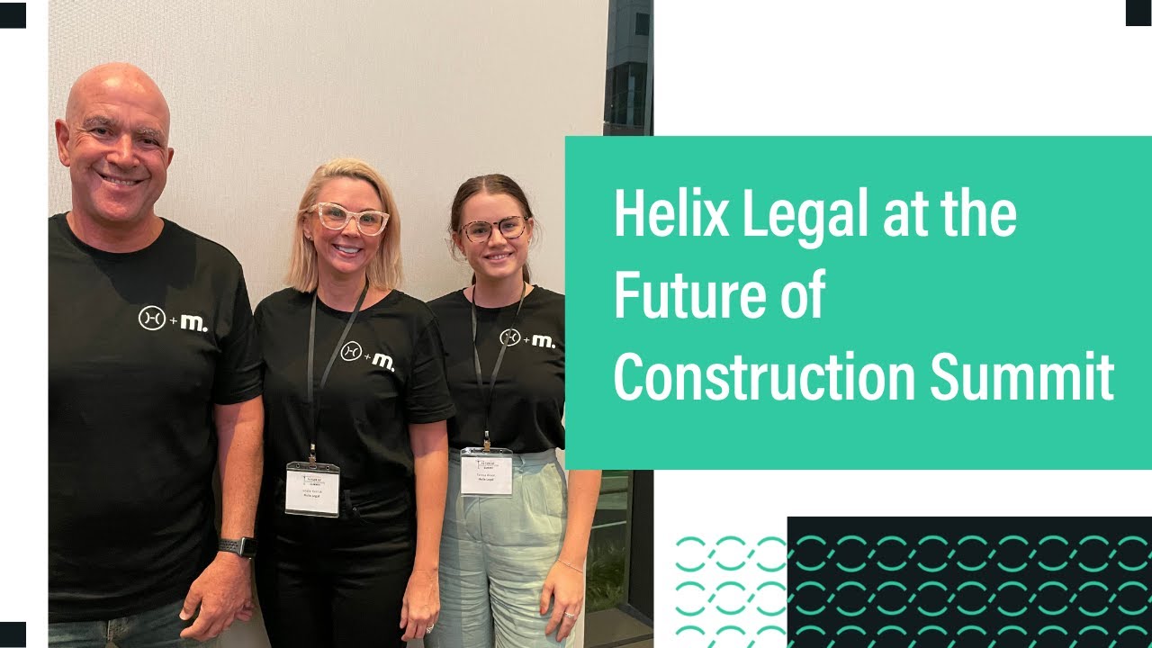 Helix Legal at the Future of Construction Summit - YouTube