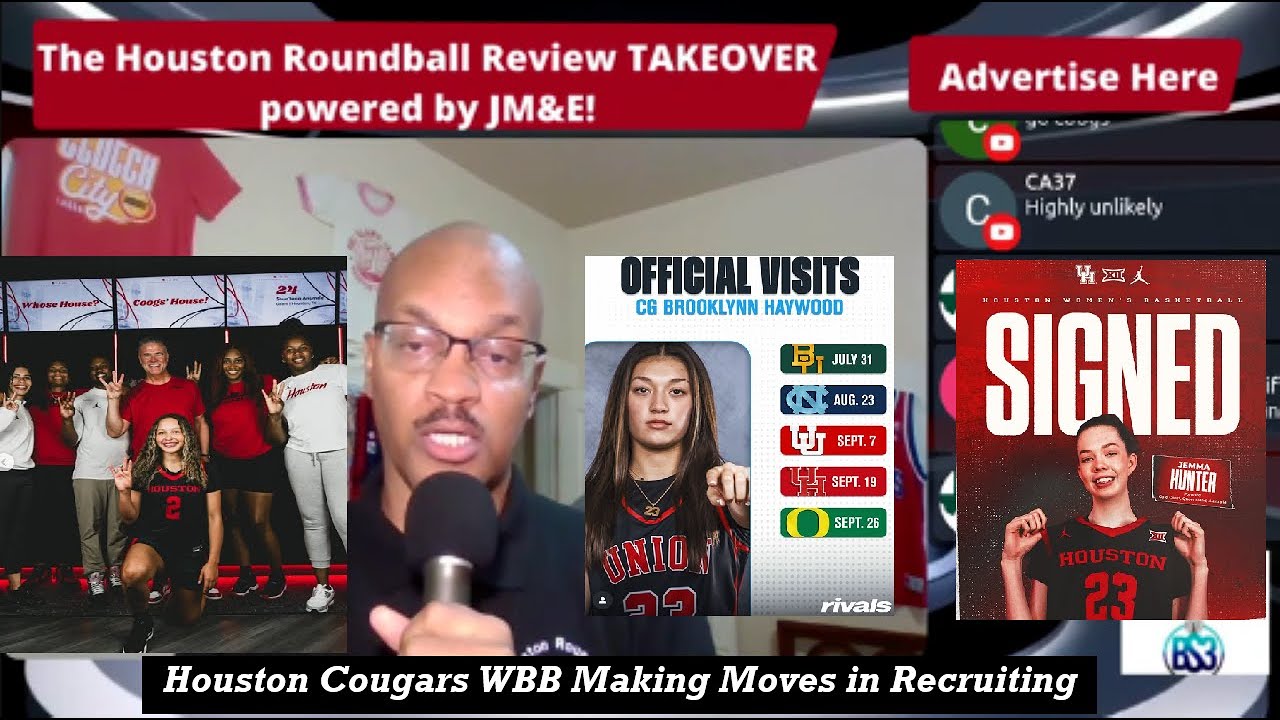 Houston Cougars WBB Making Moves in Recruiting - YouTube