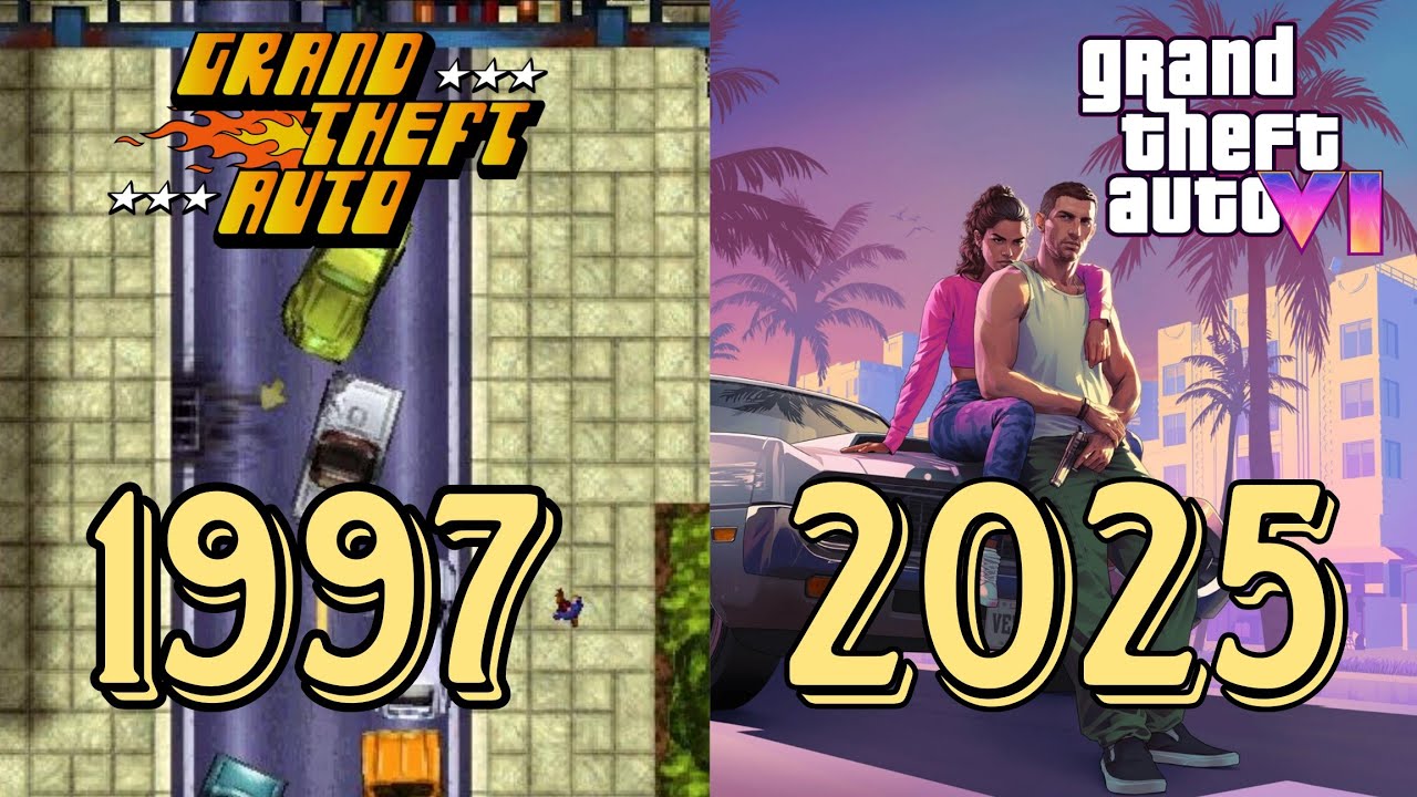 Grand Theft Auto games Evolution Explained [1997 - 2025] #gta6 - YouTube
