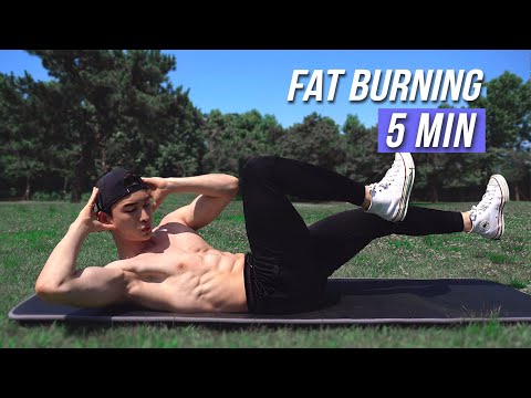 5 MIN FAT BURNING ABS / BURN BELLY FAT | 6 PACK WORKOUT | 5분만에 운동 끝 복부 지방 태우기