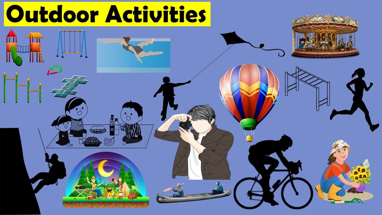 Outdoor Activities Useful List of Outdoor Games in English with ...