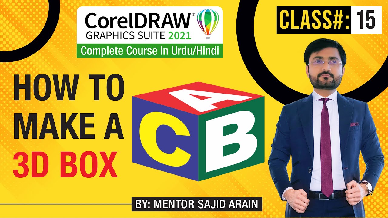 How To Make A 3D Box In CorelDraw CorelDraw 2021 Complete Course In