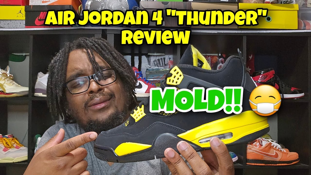 They have MOLD 😷 2023 Air Jordan 4 "Thunder" Review #review #sneakers ...