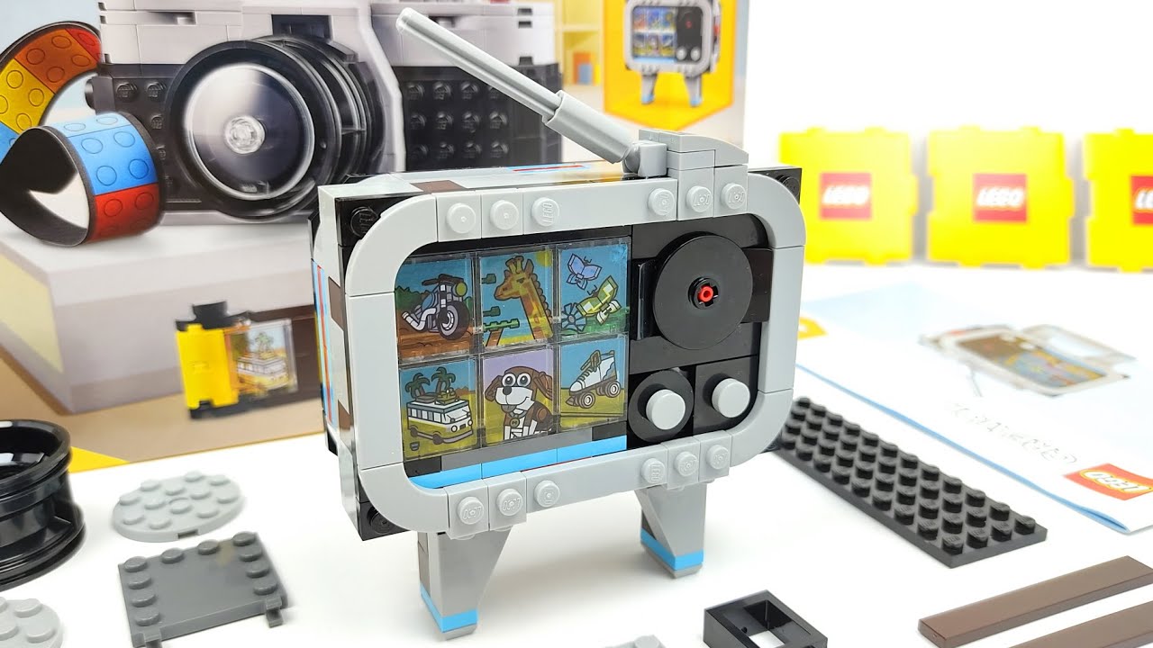 [Stop Motion Build] LEGO Creator 31147 Retro TV(レトロなテレビ, 레고 레트로 티비 ...