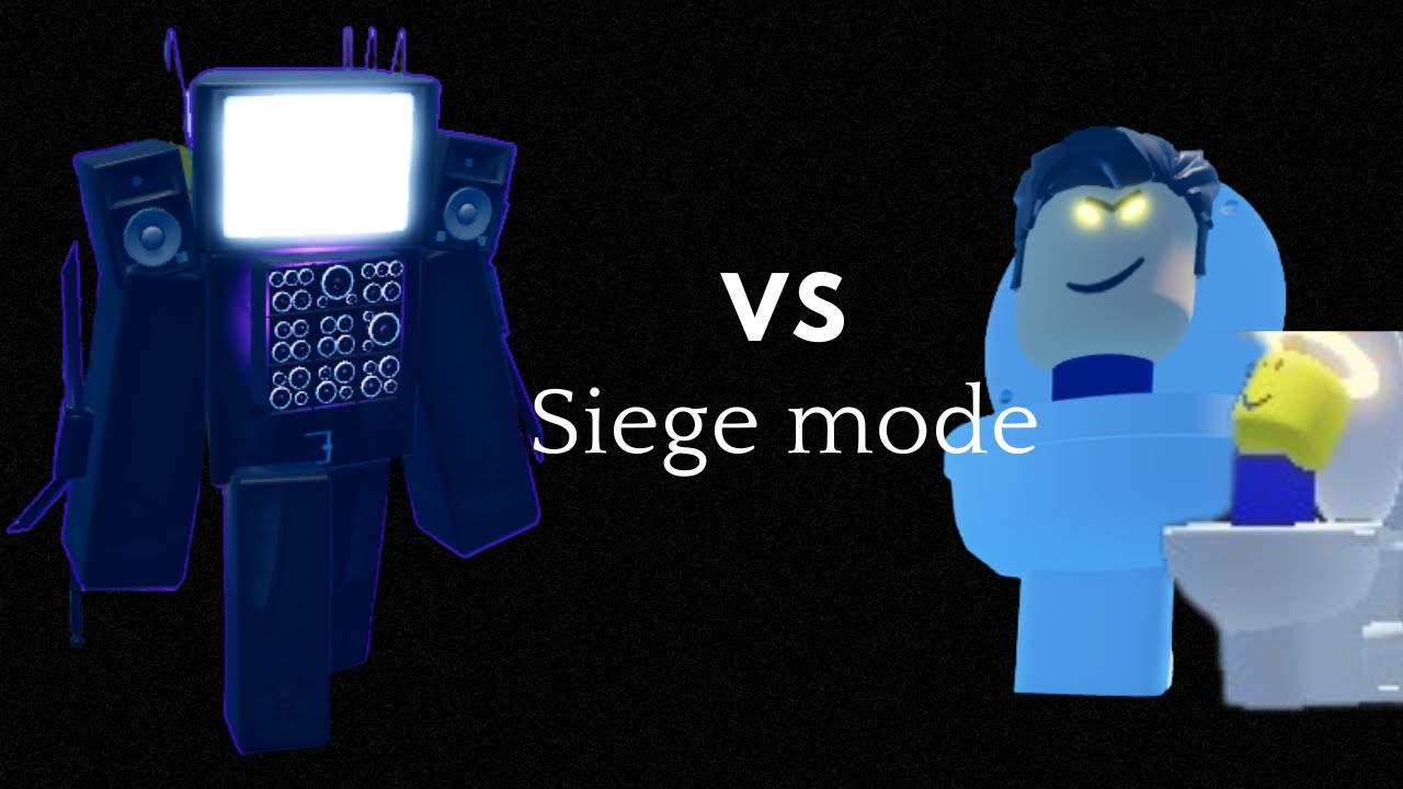 Siege mode in solo (Cineman) (Skibidi Toilet Siege Defense : Roblox ...