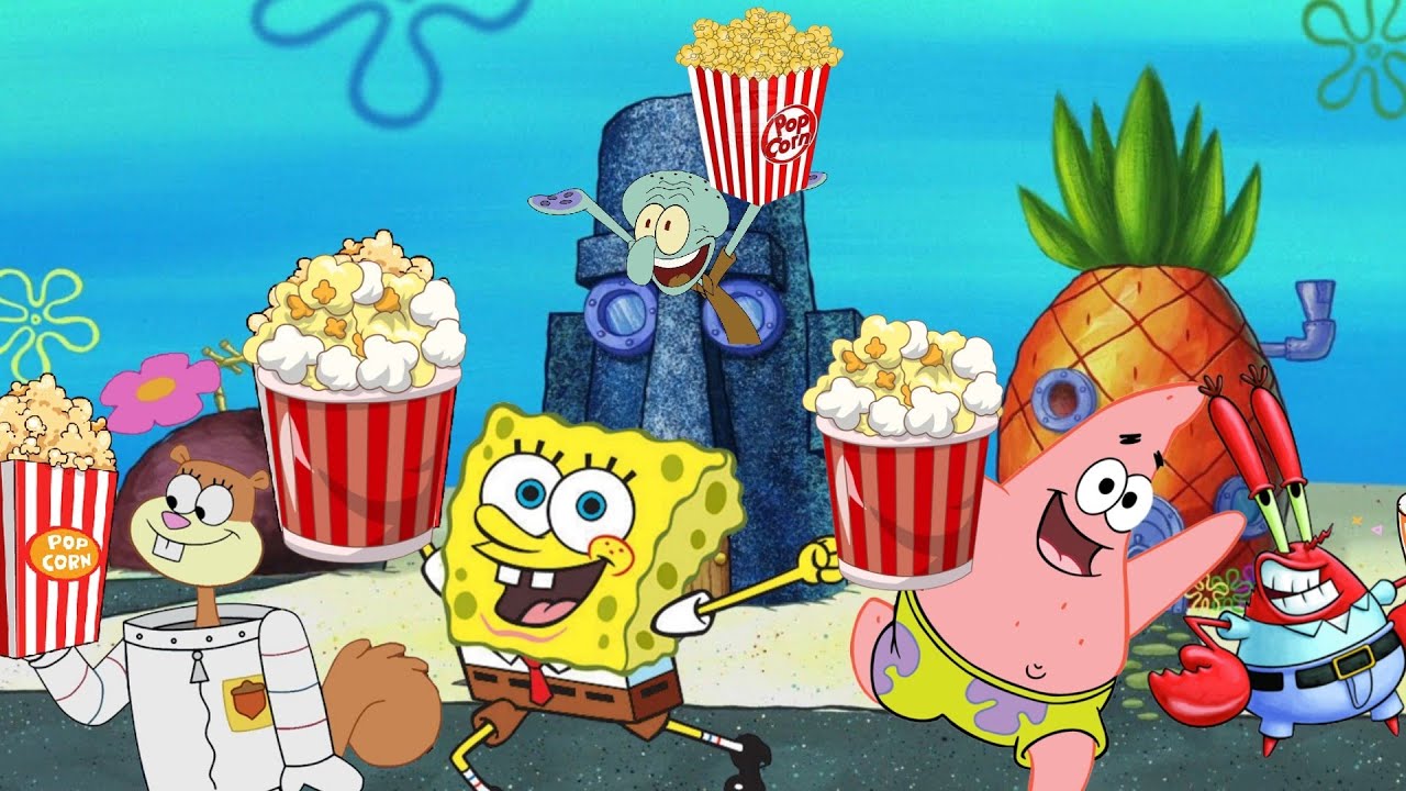 Games SpongeBob SquarePants Level 1-3 Woww SpongeBob Jualan Popcorn ...