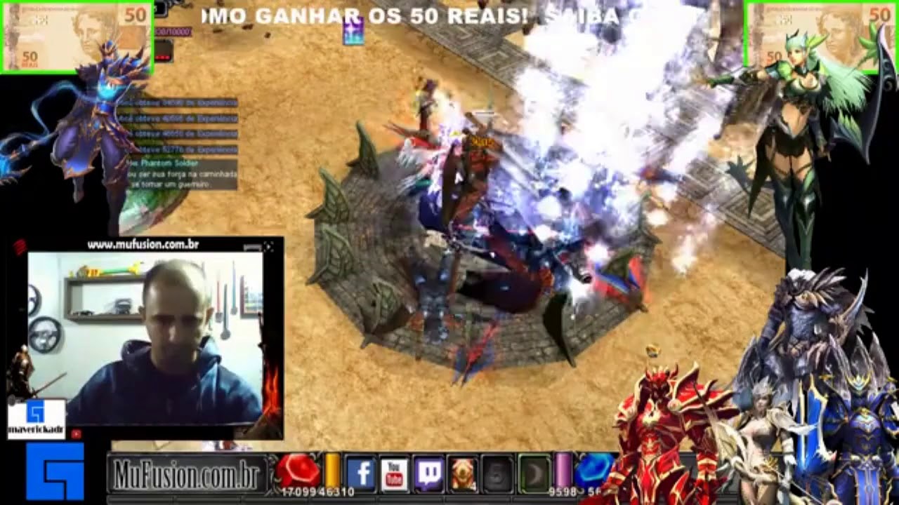 Mu Online Como fazer chaos combinação Item +10 e +11 ! Chaos Goblin ...