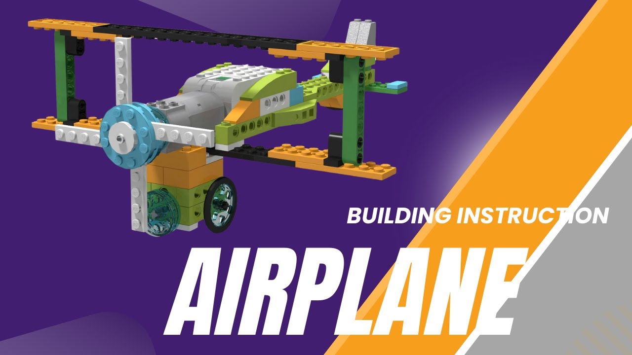 BUILDING INSTRUCTION WEDO 2.0 - AIRPLANE #lego #wedo #stemplus # ...