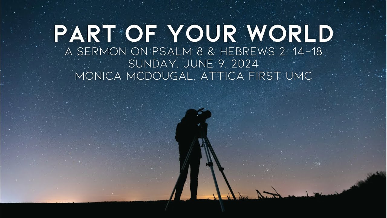 Part of Your World (Psalm 8 & Hebrews 2: 14-18) - YouTube