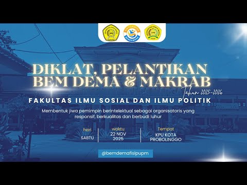 Diklat Kepemimpinan & Pelantikan BEM DEMA Masa bhakti 2025-2026, Serta Makrab Mahasiswa Baru.
