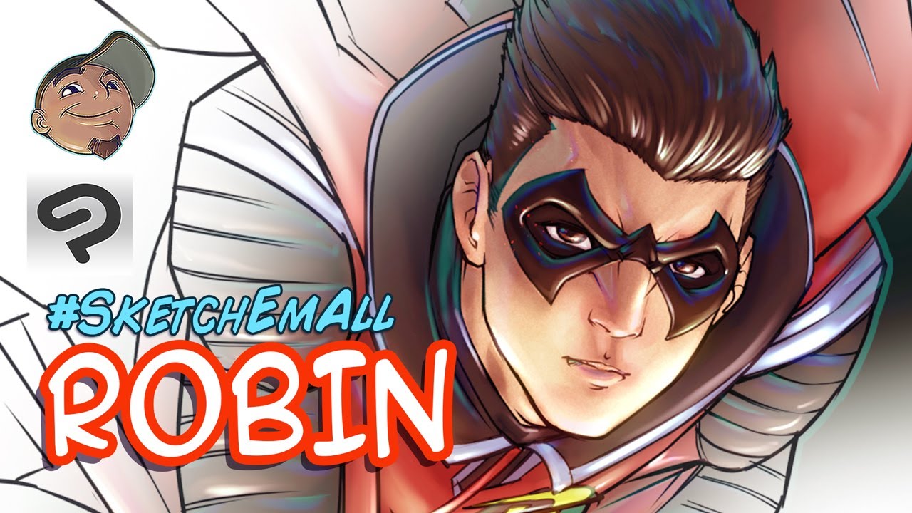 ROBIN #SketchEmAll | Gotham Knights | Tim Drake | Clip Studio Paint ...