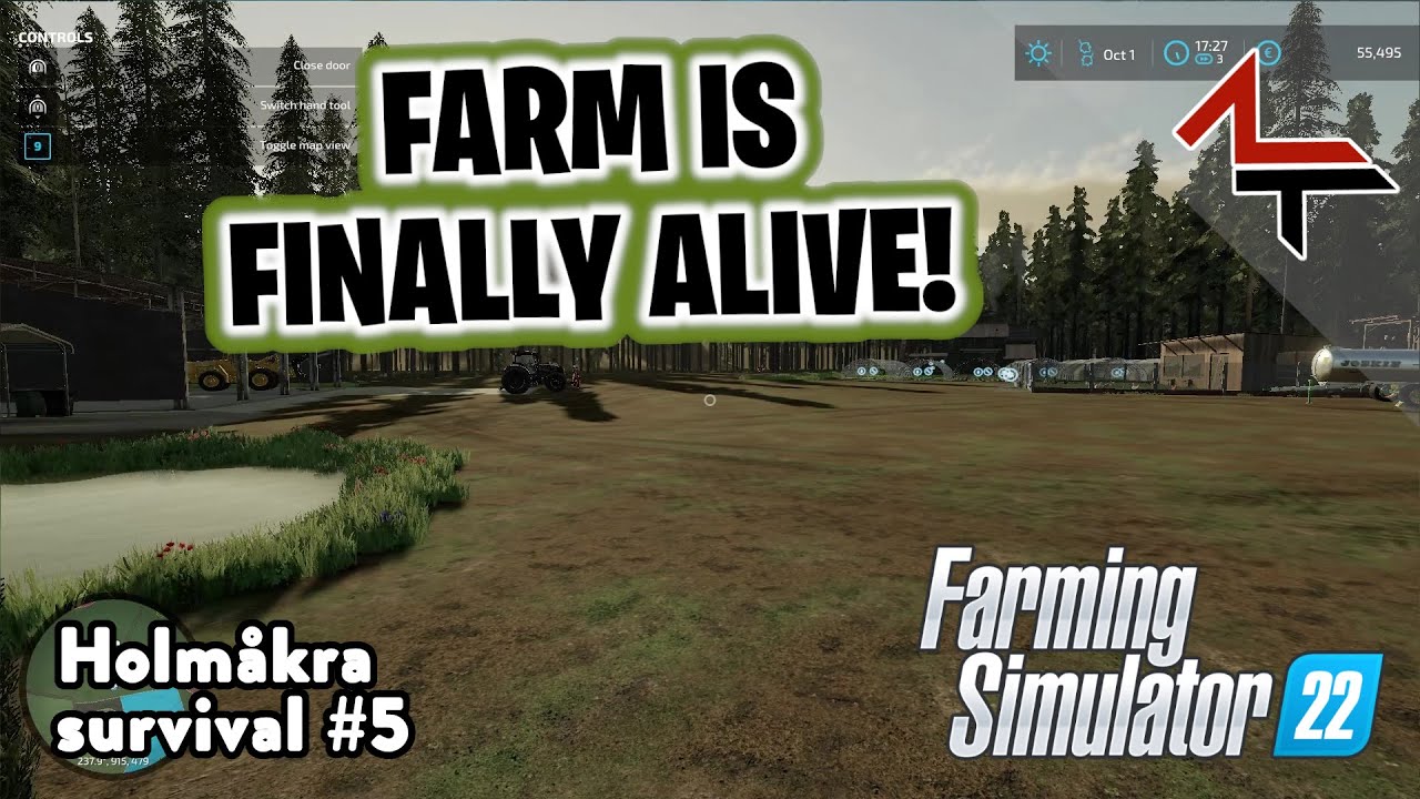 The farm is alive - FS22 | Built paper factory, greenhouses, chicken ...