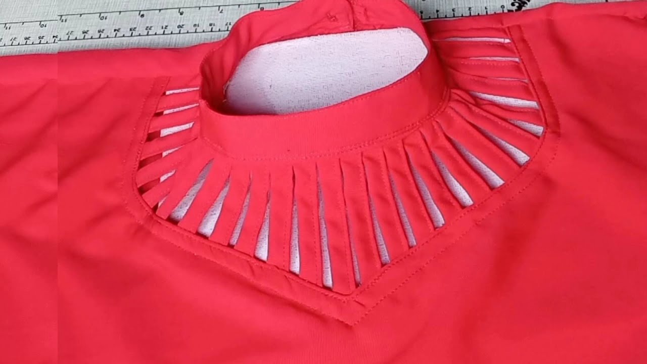 Beautiful front neck shut design 👌 - YouTube
