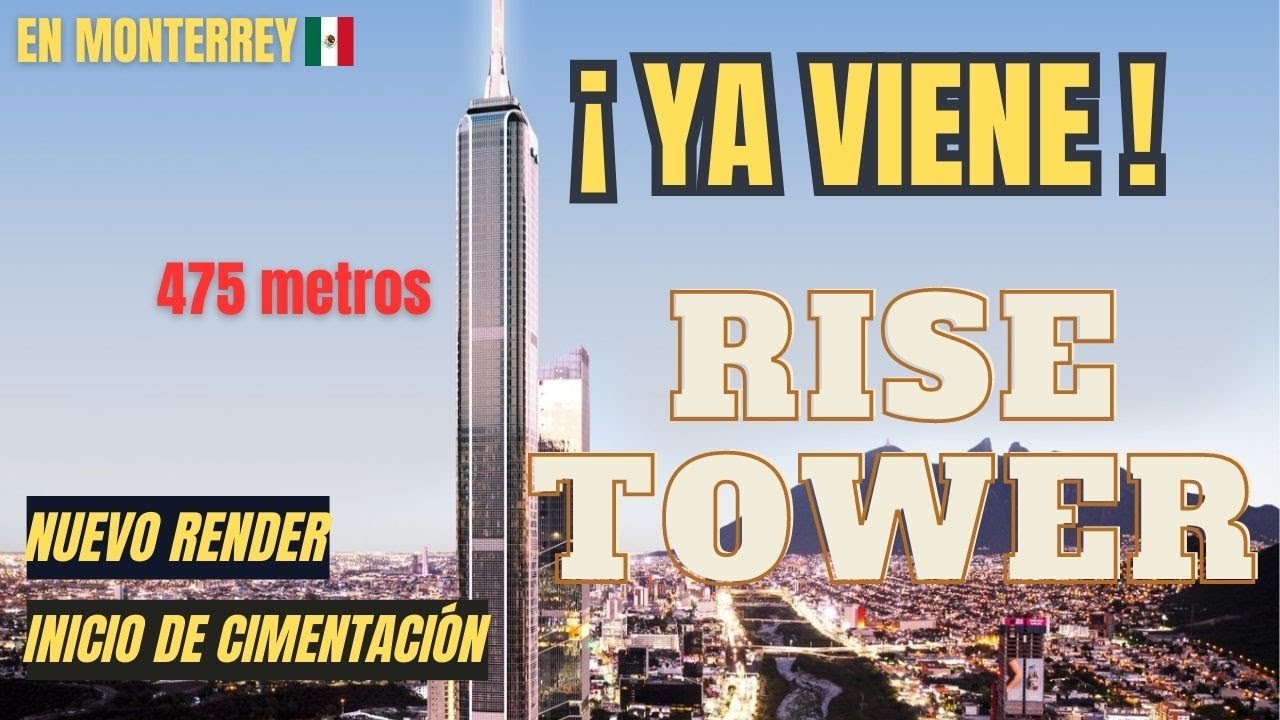 ¡TORRE RISE INICIA OBRAS DE CIMENTACIÓN! El futuro rascacielo más alto ...