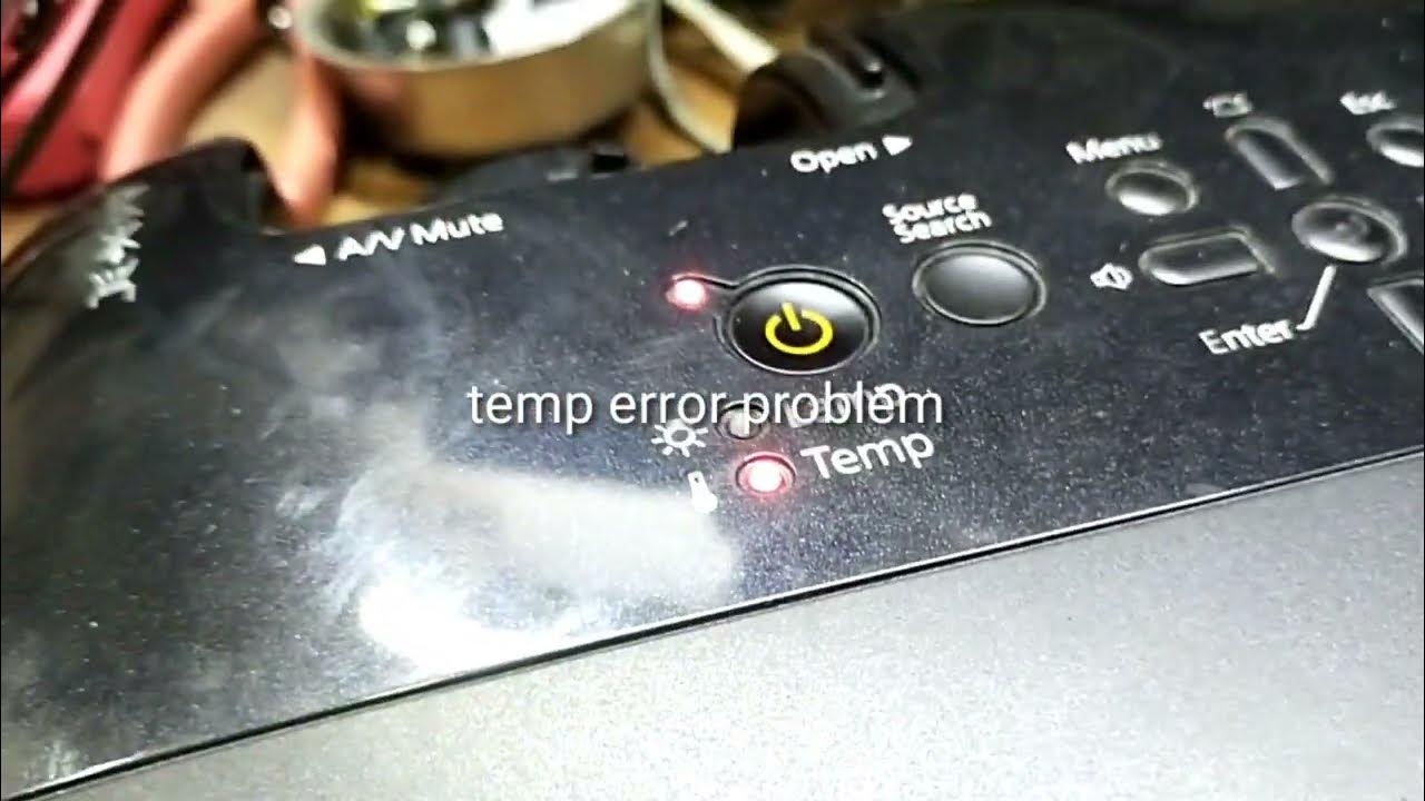 #Epson ex70 projector temp error problem/how to solve temp error problem in Epson projector ...