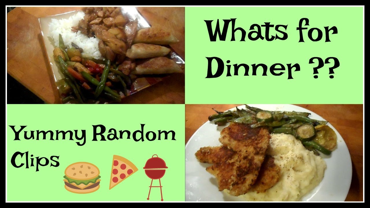 Whats for dinner? | A few random clips of my creations - YouTube