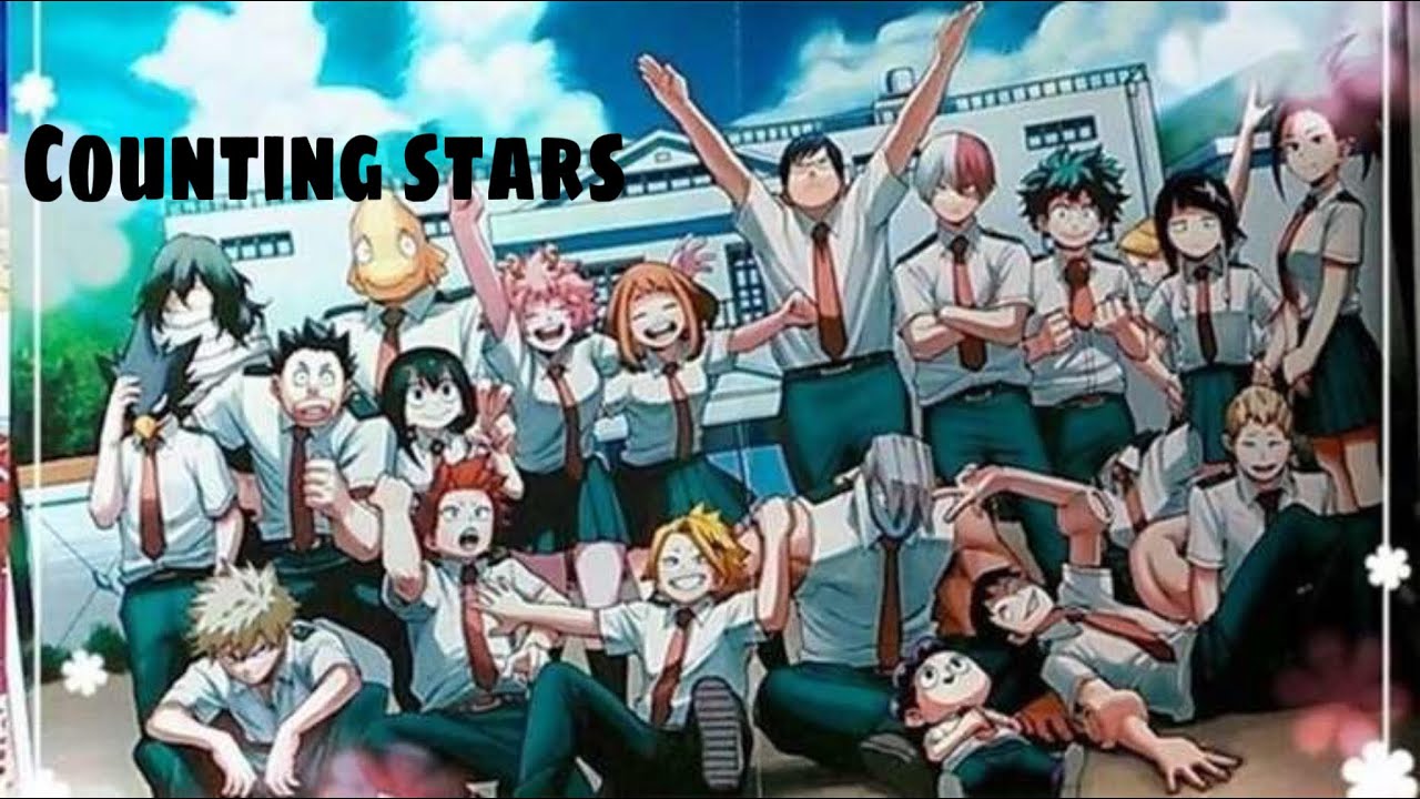 Counting stars // MHA class 1 - A edit // MasterMaddy - YouTube