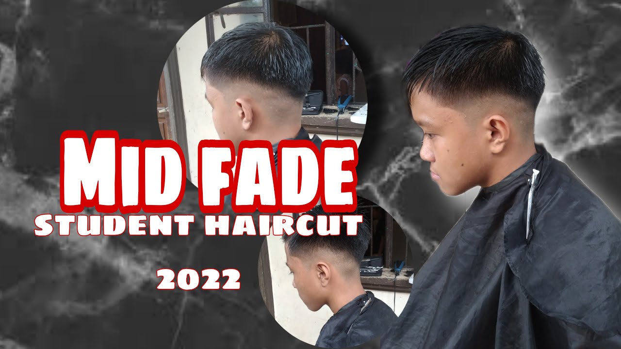 HOW TO MID FADE | Student haircut 2022 | Zyron barbershop - YouTube