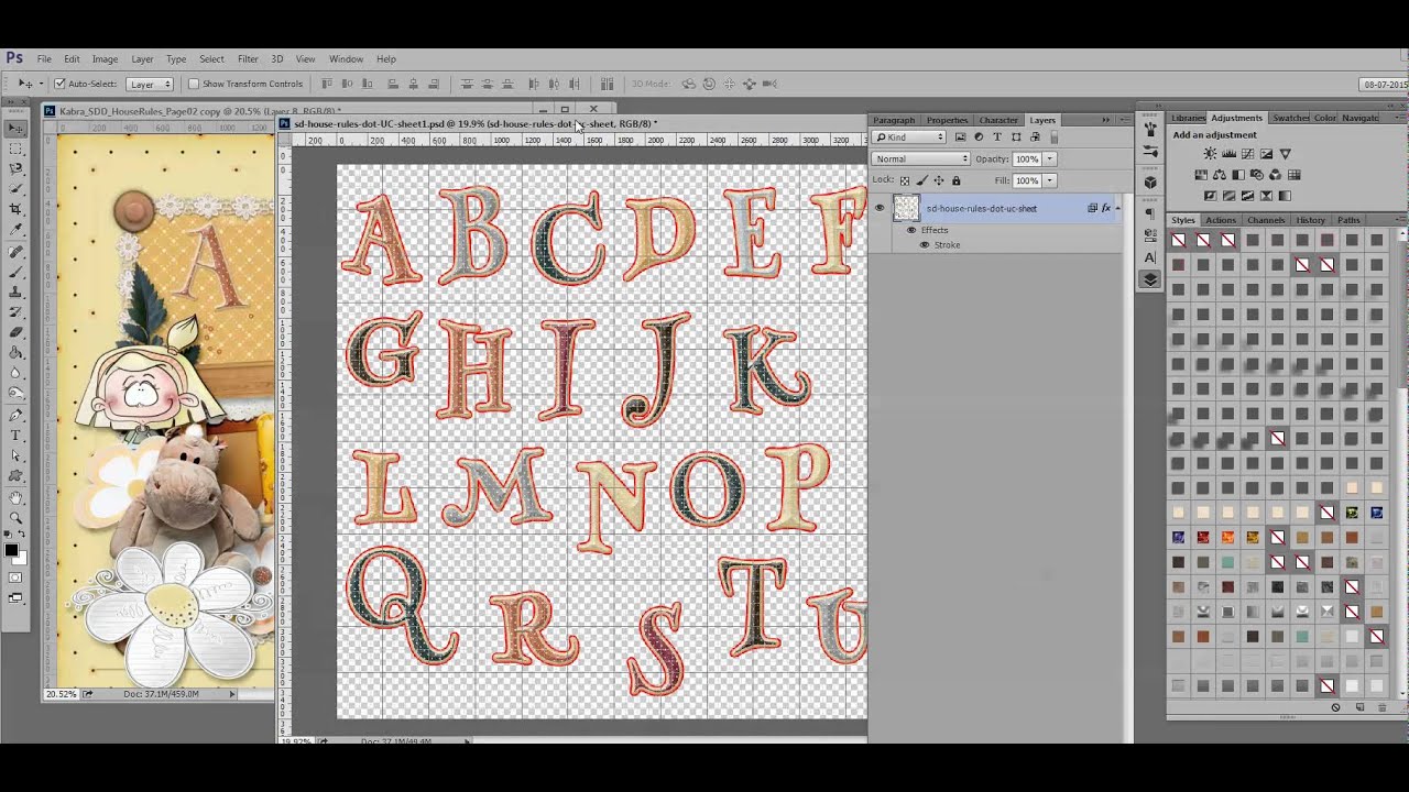 How to Use Alpha Sheets in Photoshop - YouTube