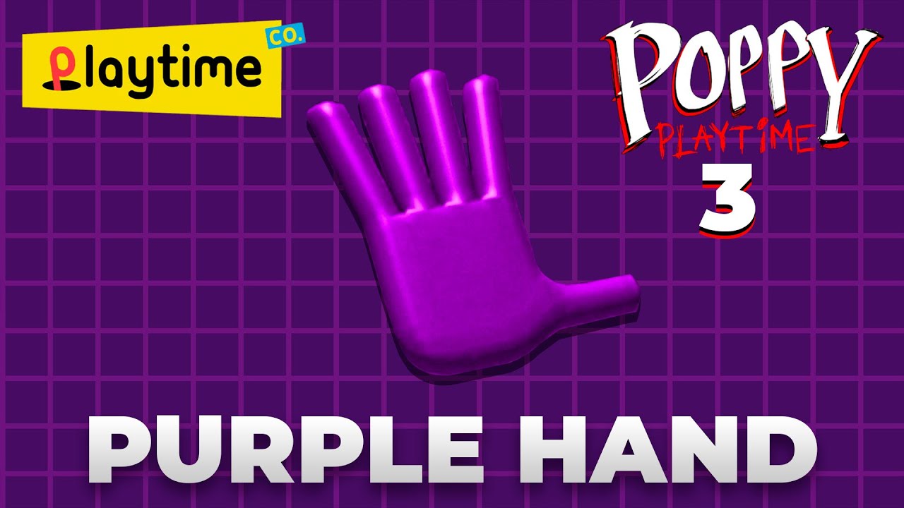 Poppy Playtime Chapter 3: New Purple Hand VHS Tape - YouTube