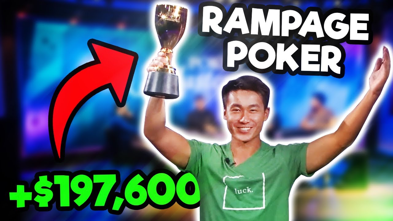 RAMPAGE Wins $197,600 & Becomes A POKER MASTER! - YouTube