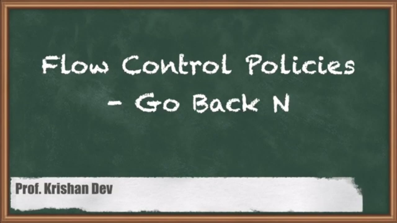 Understanding Go Back N: Flow Control Policies in Data Link Layer ...