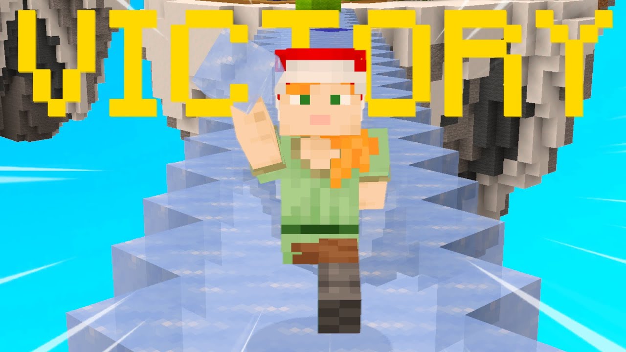 I Used Ice Bridges To Clutch In Minecraft Bedwars - YouTube
