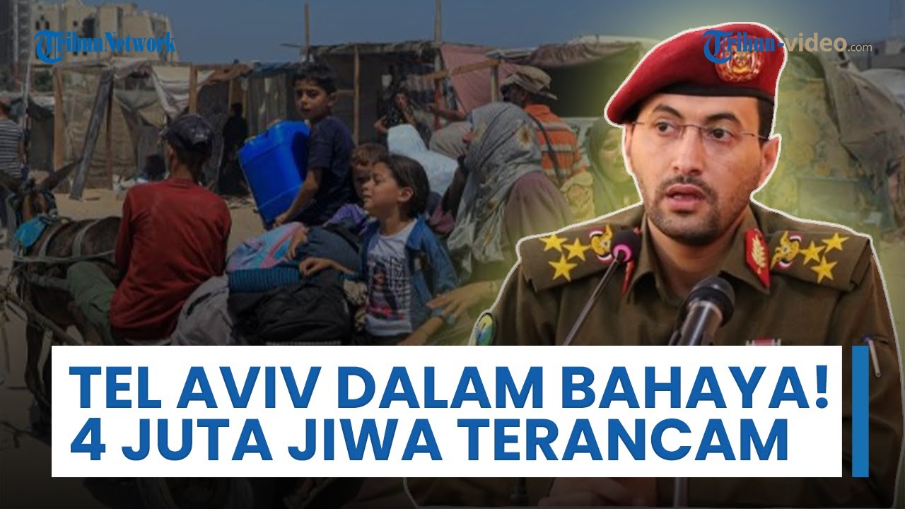 Serangan Houthi Guncang Israel! 4 Juta Warga Tel Aviv Mengungsi - YouTube