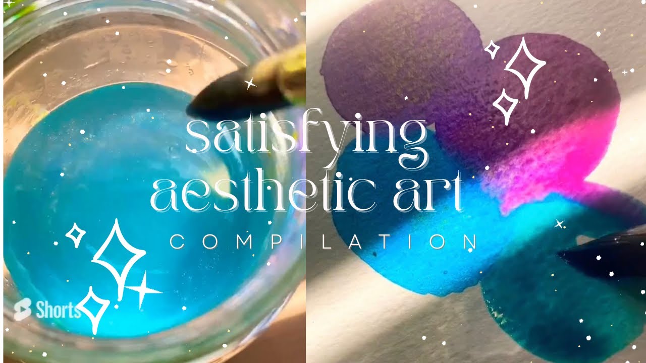 Satisfying aesthetic art ideas 🎨 | Relaxing art compilation - YouTube