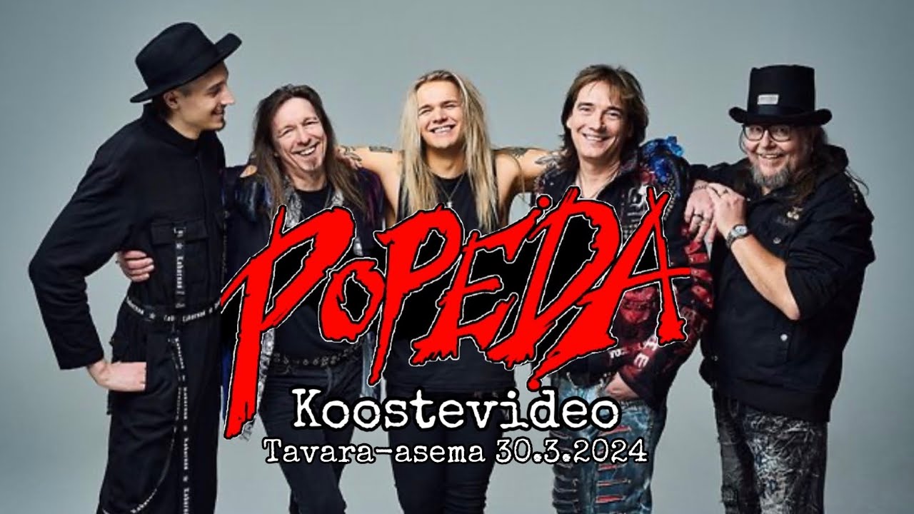 Popeda - Koostevideo - Live @ Tavara-asema 30.3.2024. Olli Herman eka ...