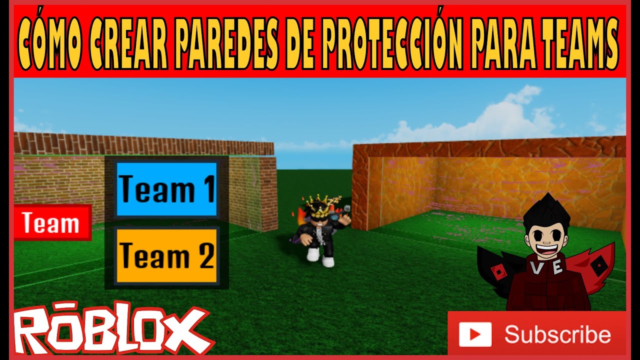 Cómo crear Paredes de Protección para Teams - Tutorial [ROBLOX STUDIO ...